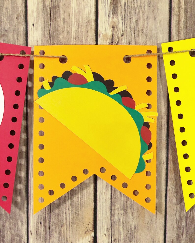 Taco Bout A Party Fiesta Banner Fiesta Birthday Party Banner | Etsy