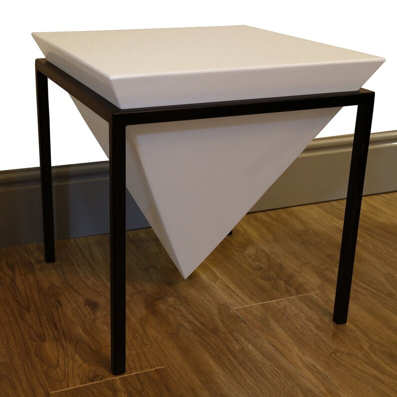 Inverted Pyramid Side Table - Etsy