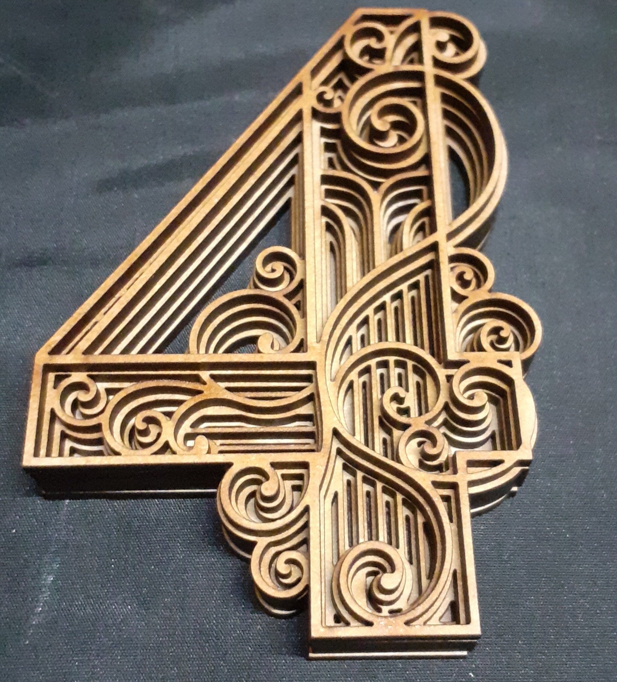 Arty Design 3D Decorative House Numbers | Etsy