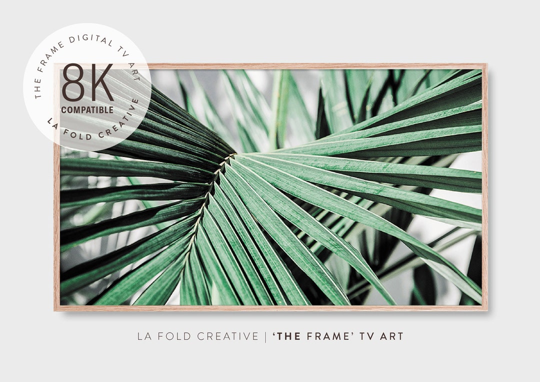Palm Frond 8K Samsung Frame TV Art (digital Download) - Etsy