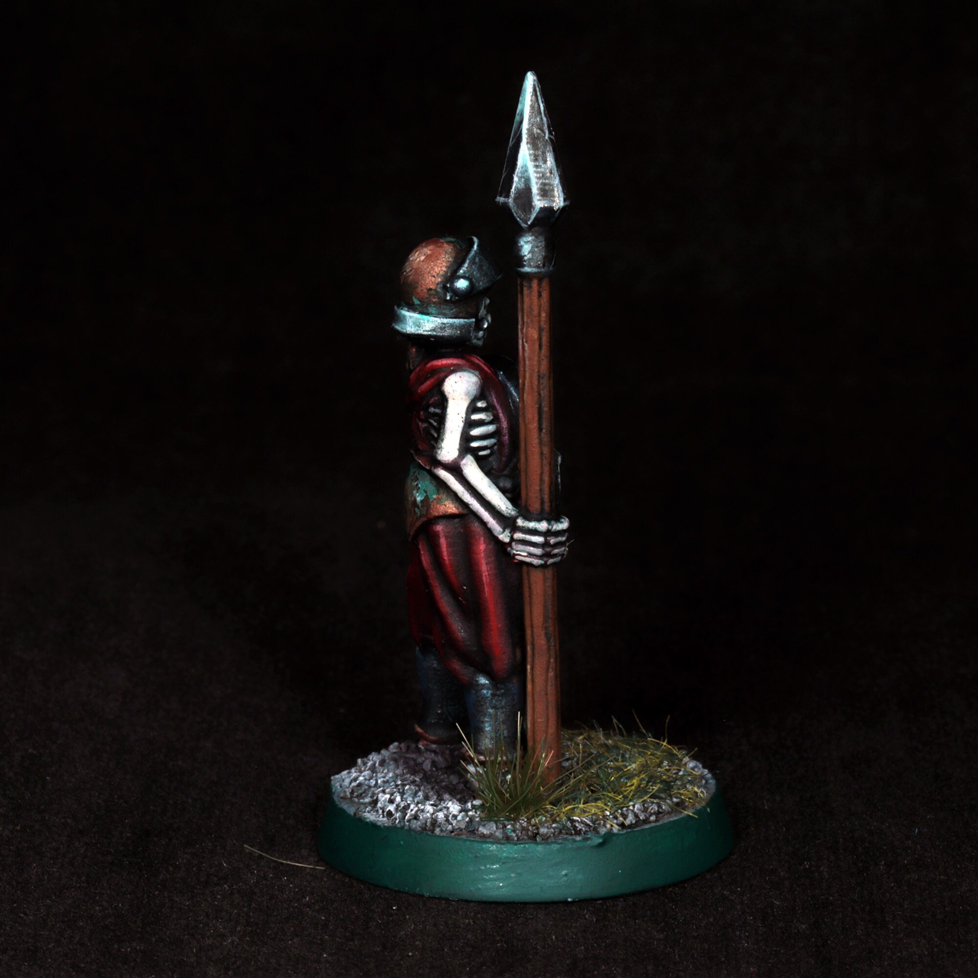 Painted Dnd Skeleton Guard Miniature Paint Skeleton With - Etsy
