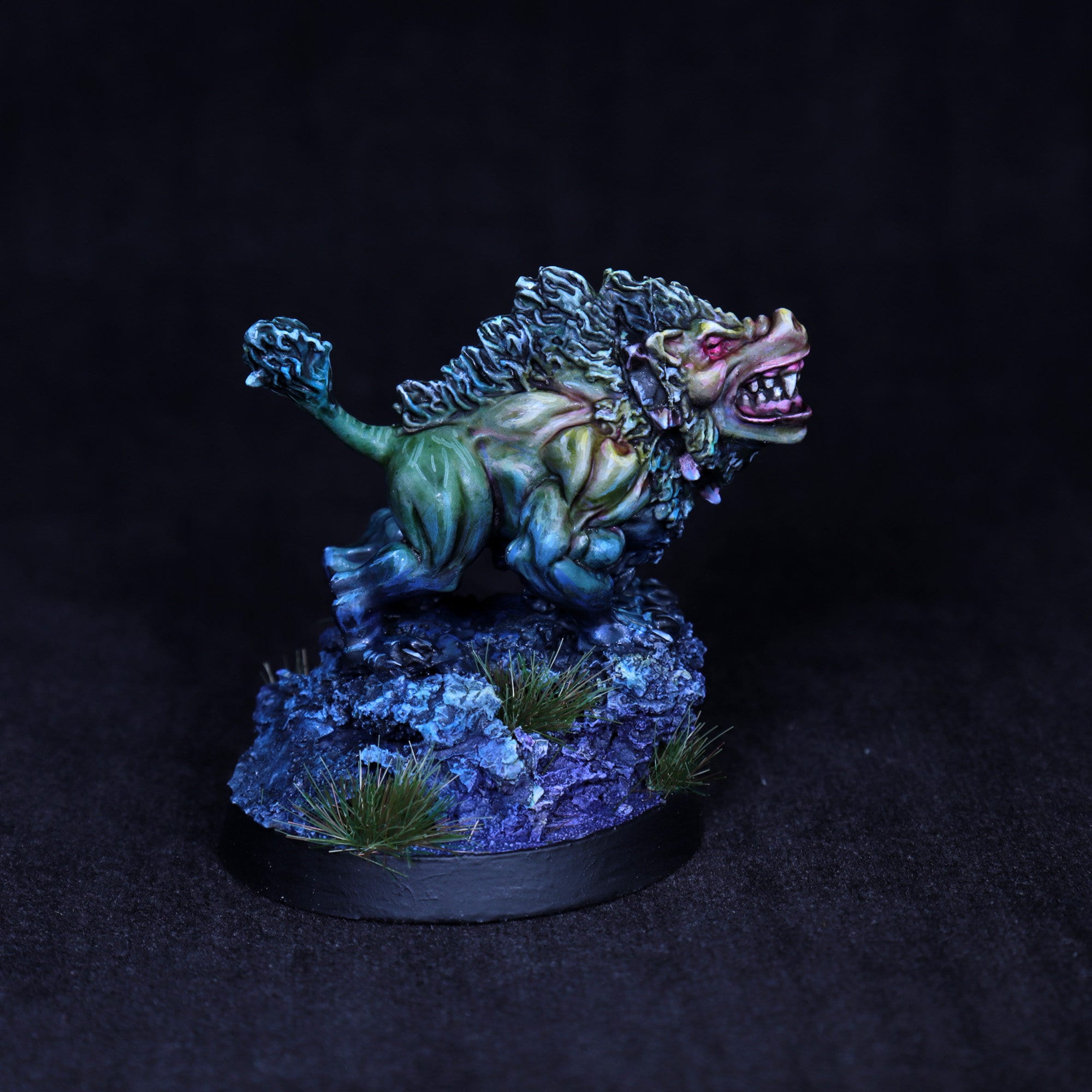 Painted Barghest Miniature Painted Goblin Dog Miniature - Etsy