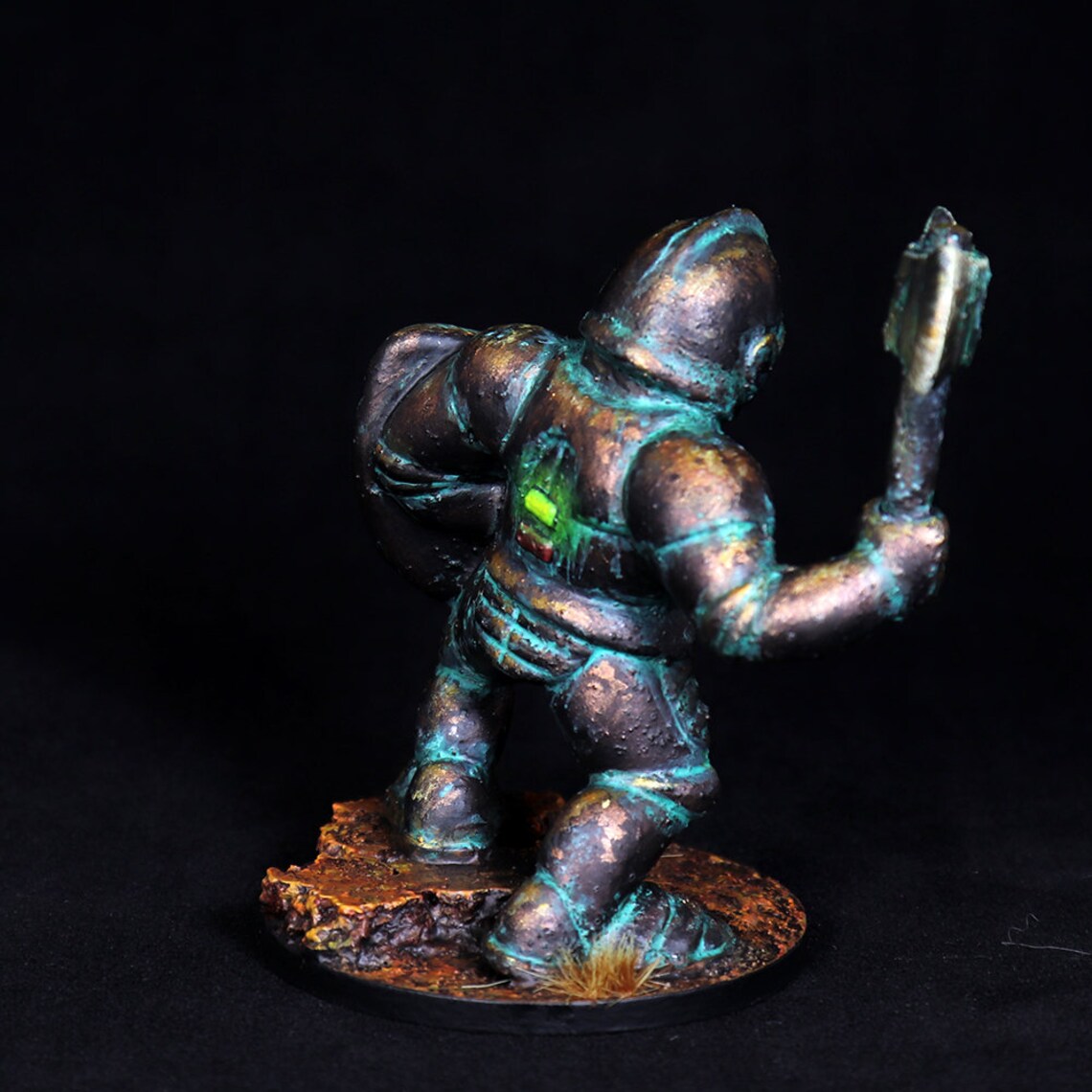 Painted Iron Golem Miniature Painted Construct Miniature - Etsy