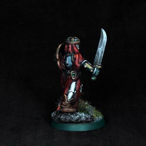 Painted D&D Skeleton Miniature, Painted Skeleton With Scimitar and ...