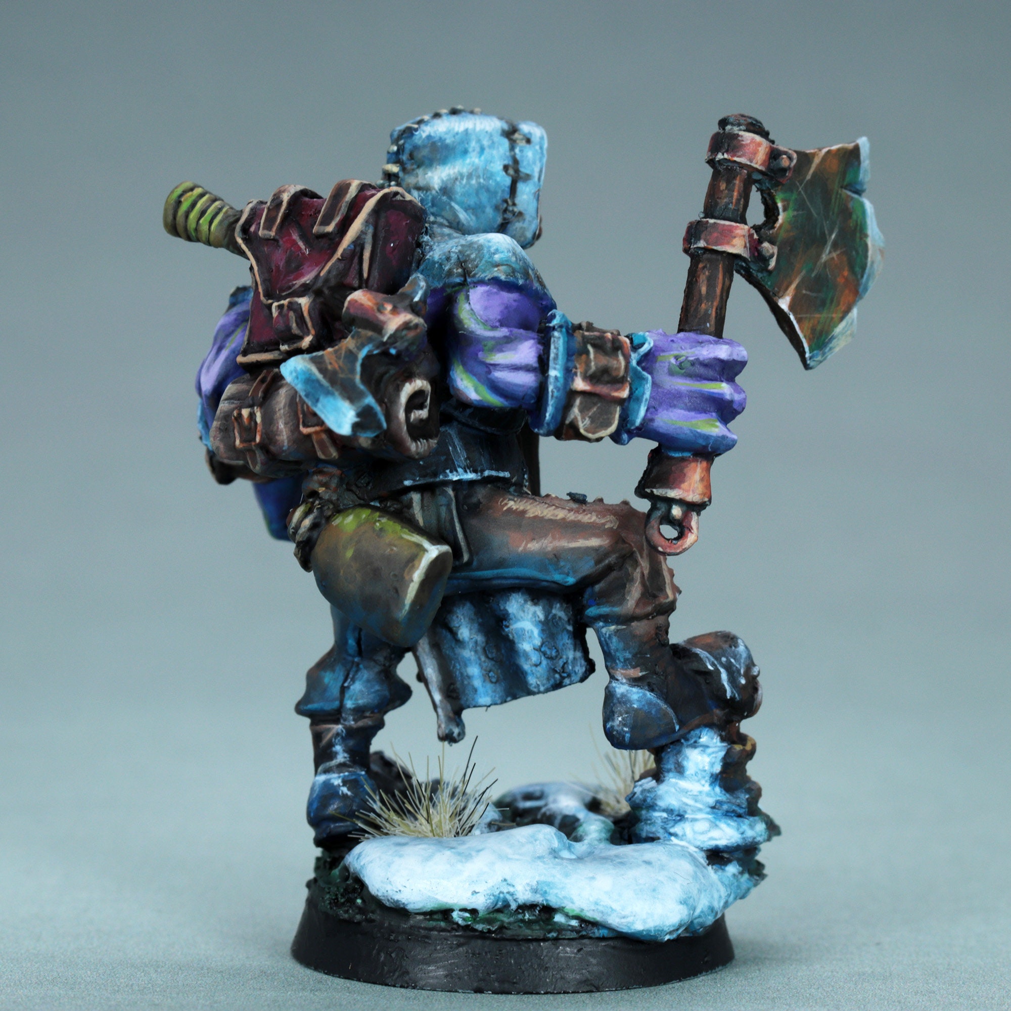 Painted Half-orc Ranger Miniature Painted Dnd Halforc - Etsy