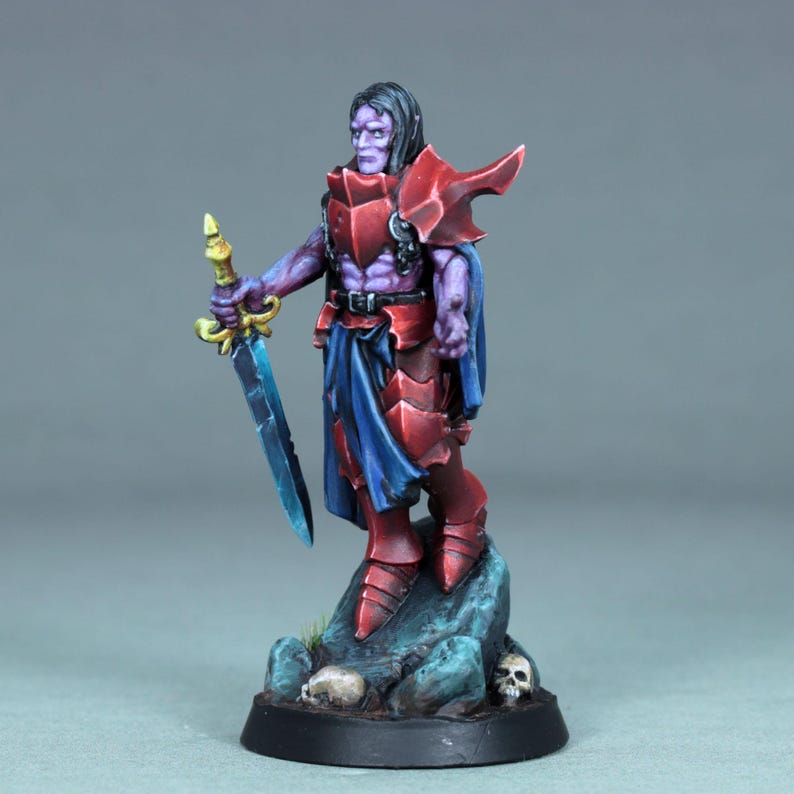 Painted Dnd Vampire Miniature, Painted Dnd Vampire Spawn, Painted ...
