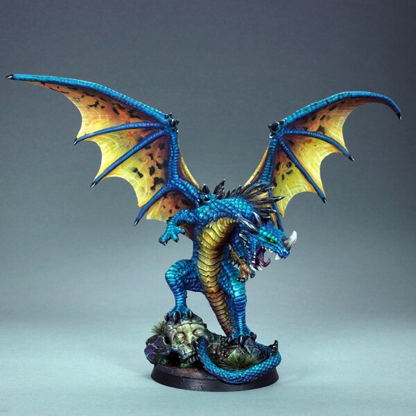 Blue Dragon Miniature - Etsy