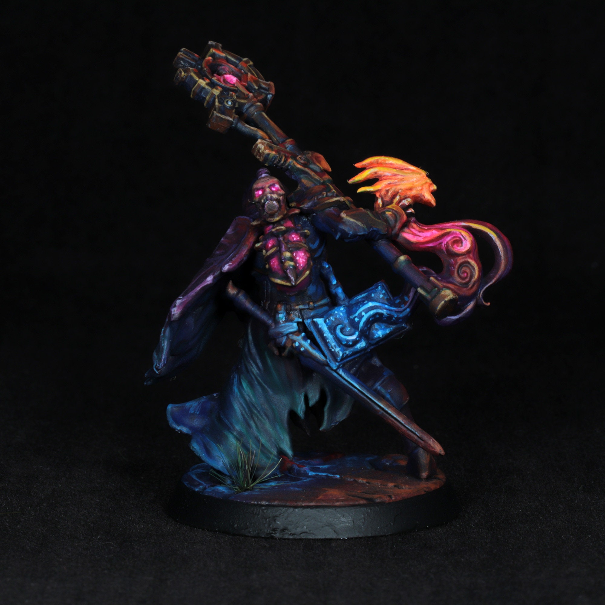 Paint Starcide Necromancer Miniature, Legion of the Black Sun, Chaos ...