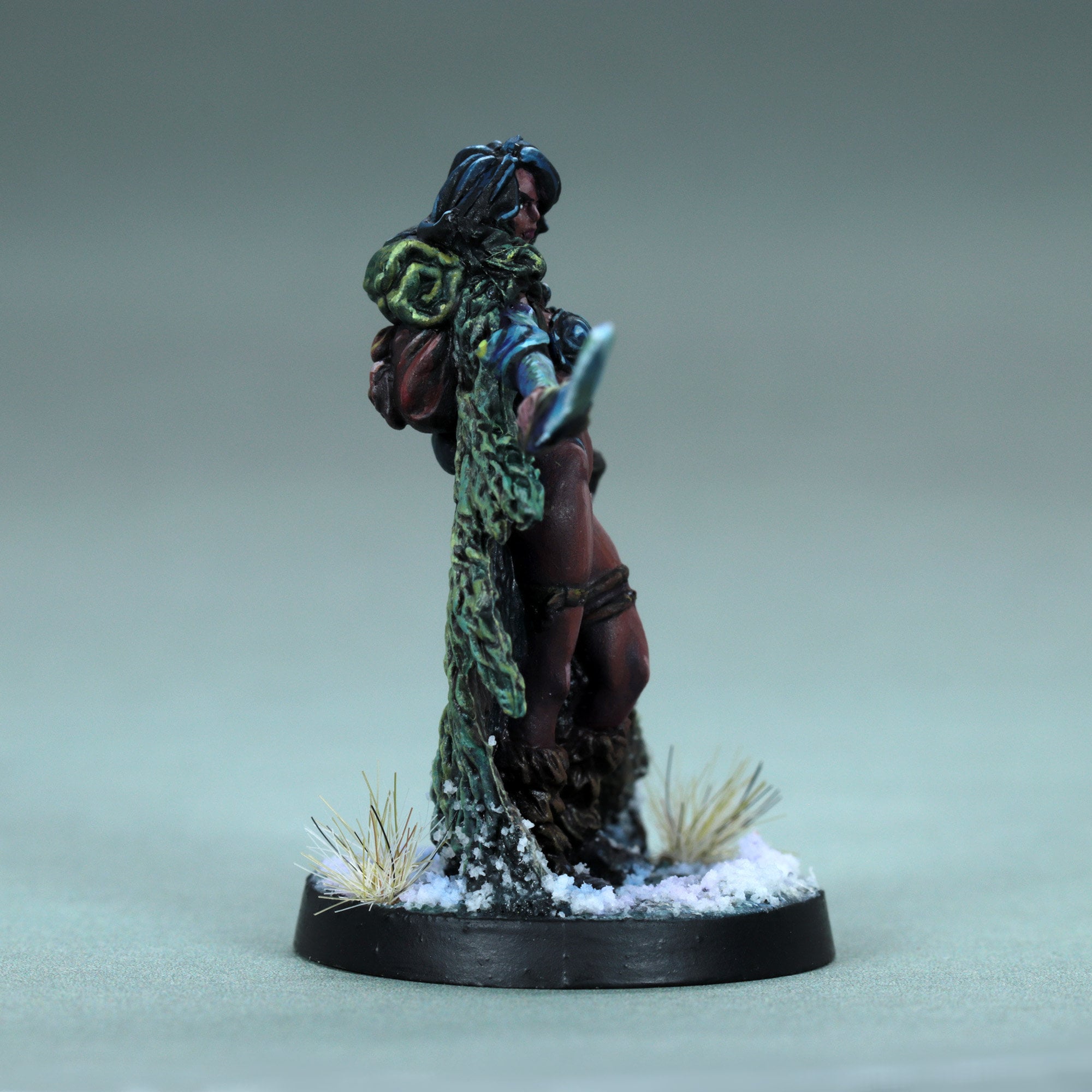 Painted Female Human Miniature, Painted Dnd Female Warrior, Painted Two ...