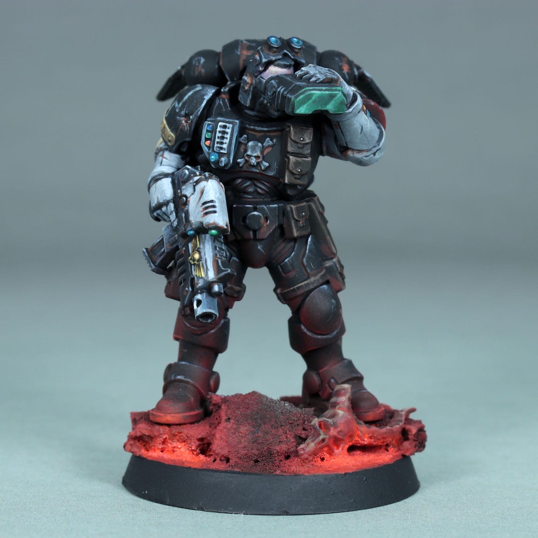 Painted Raven Guard Sergeant Infiltrator, Painted Raven Guard ...