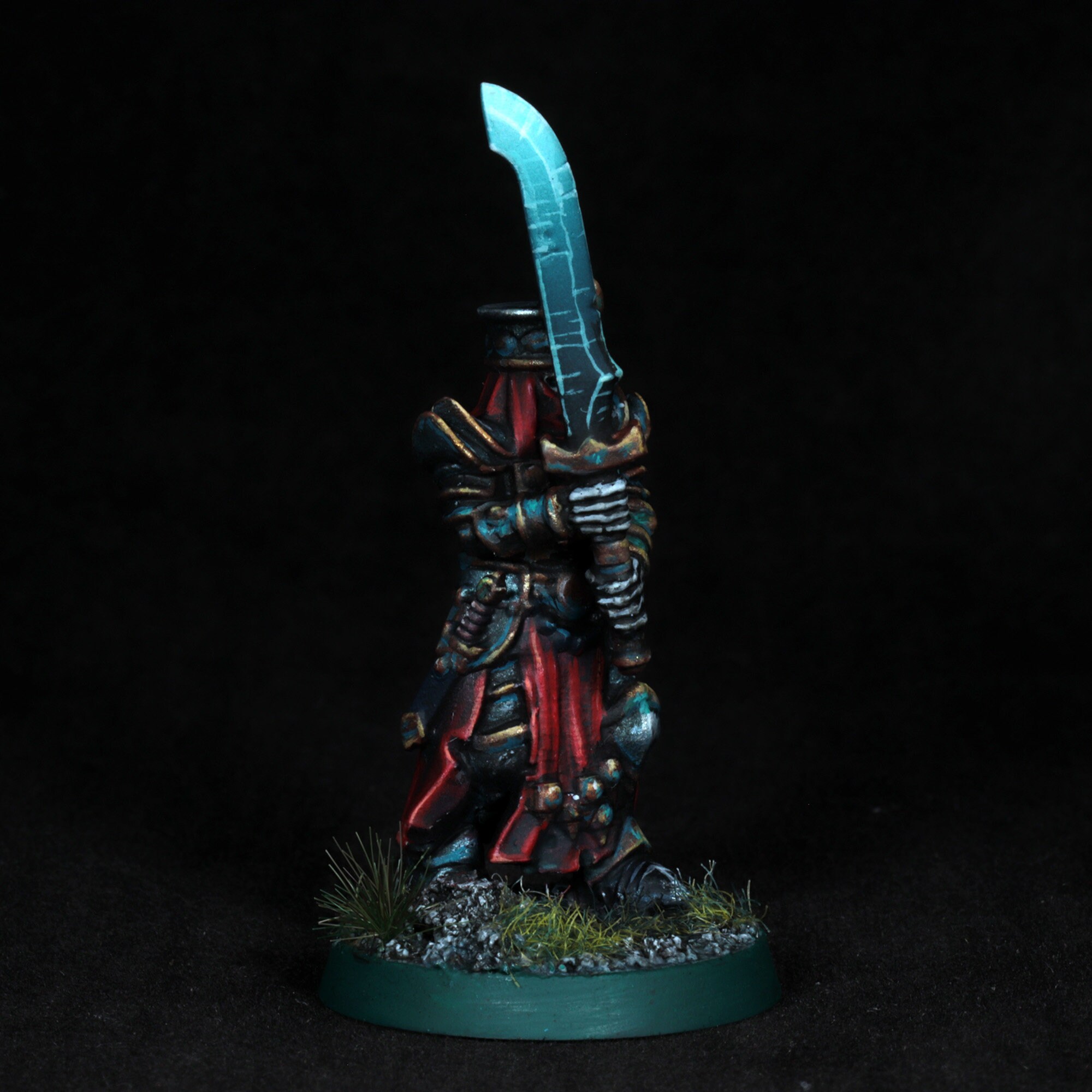 Painted Dnd Skeleton Miniature, Painted Skeleton With Greatsword ...