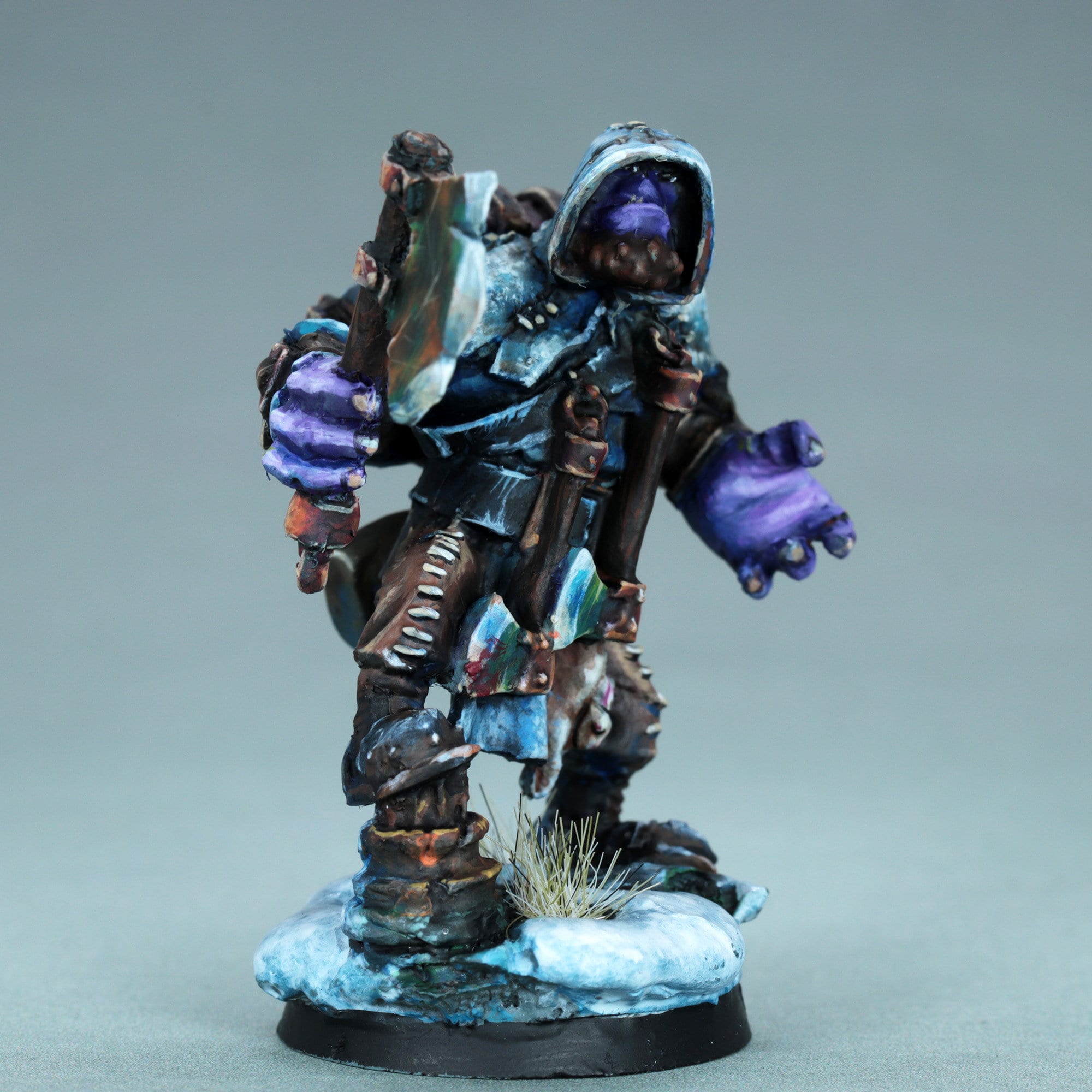 Painted Half-orc Ranger Miniature Painted Dnd Halforc - Etsy