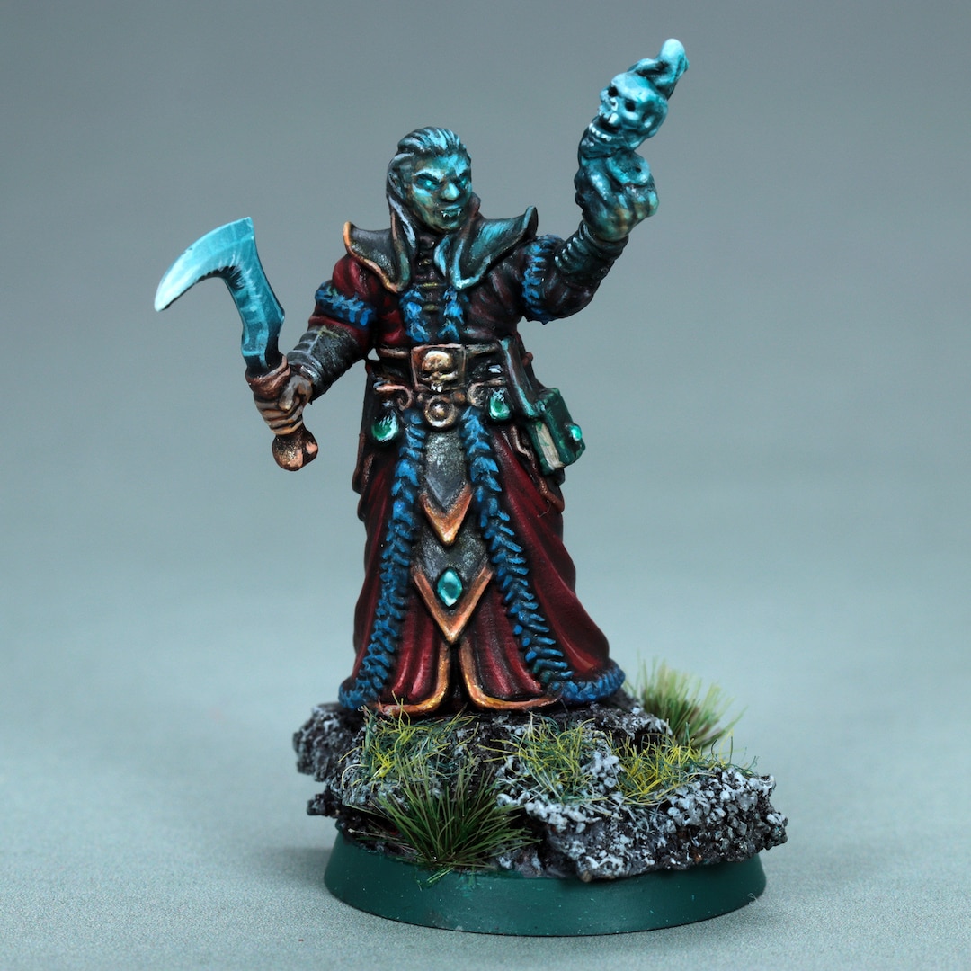 Painted Dnd Vampire Miniature, Painted Dnd Vampire Spawn, Painted ...