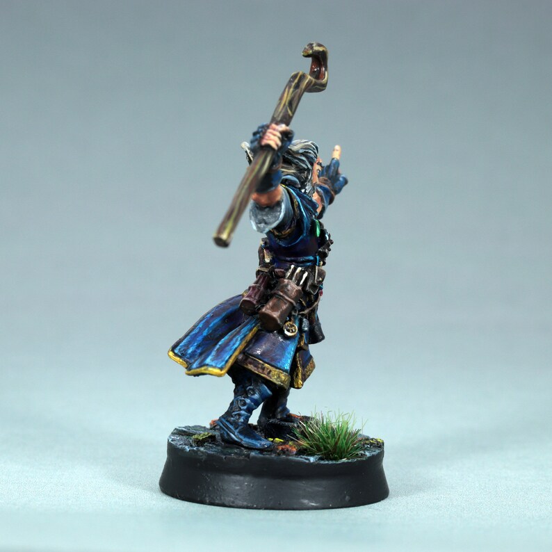 Painted Ezren Miniature, Painted Human Wizard Miniature, Painted Dnd ...