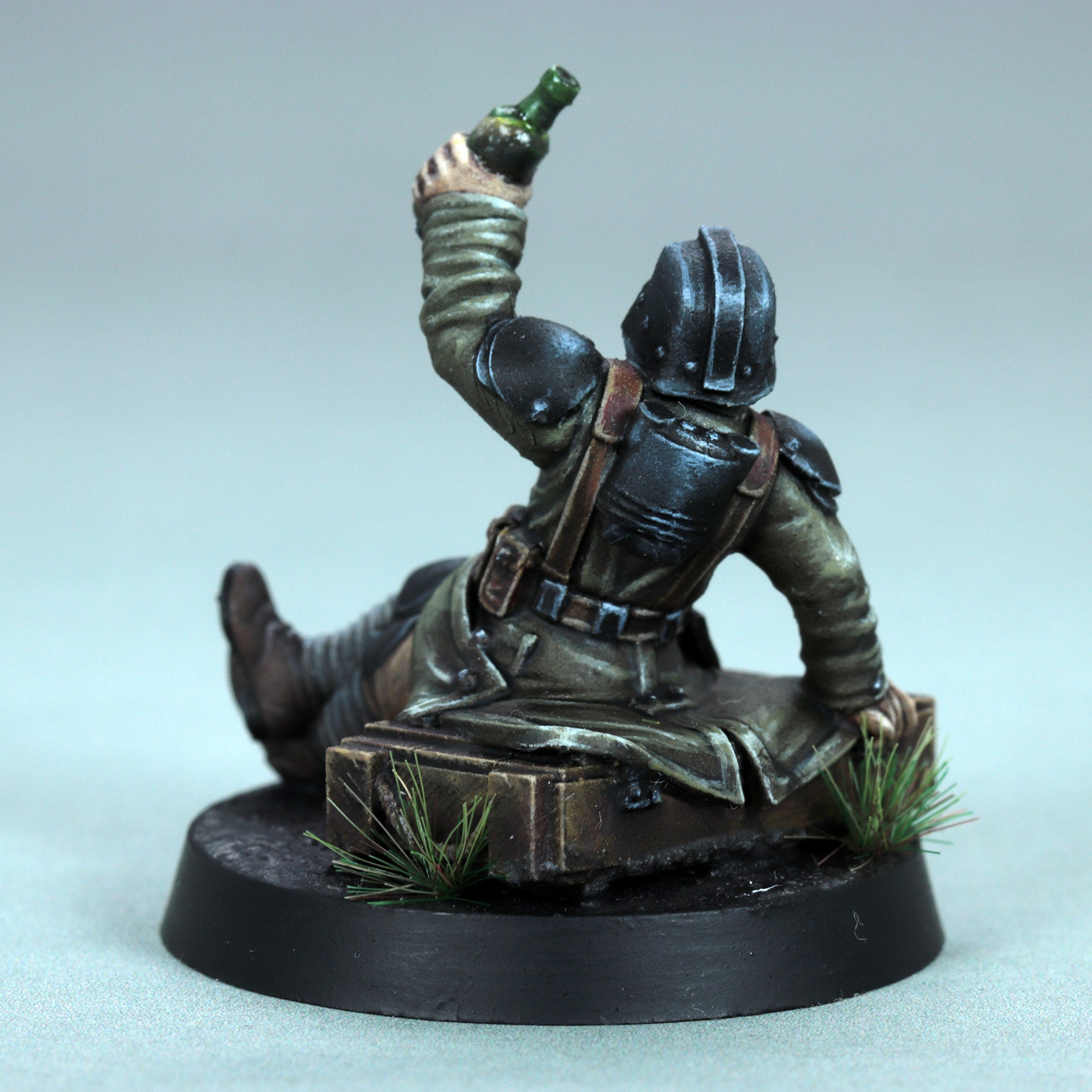 Painted Death Korps of Krieg Miniature, Painted Drunk Krieg Miniature ...