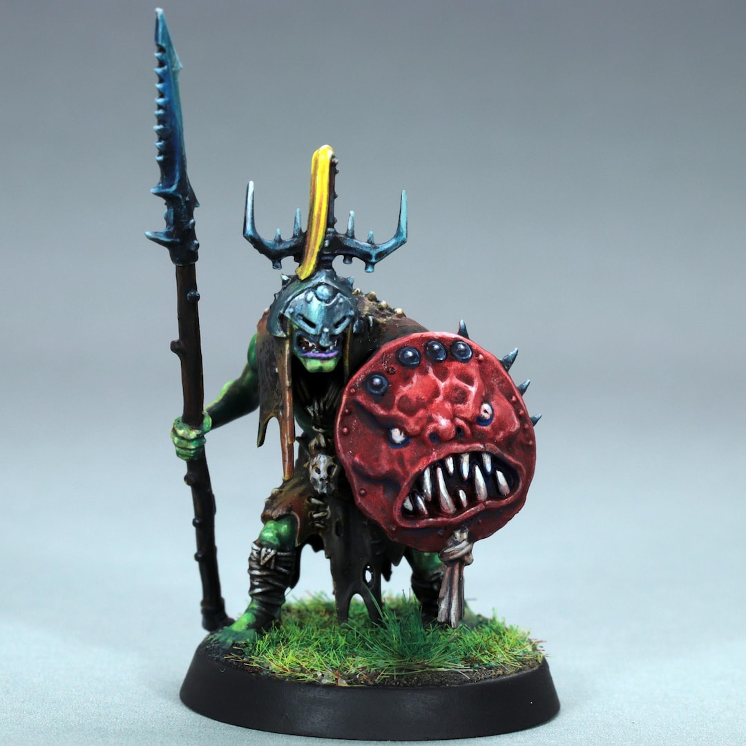 Painted Orruk Kruleboyz Gutrippaz,painted Warhammer Aos Miniature Orruk ...