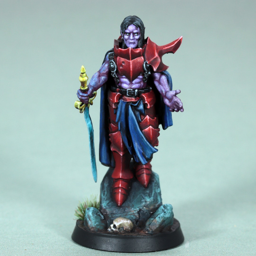 Painted Dnd Vampire Miniature, Painted Dnd Vampire Spawn, Painted ...