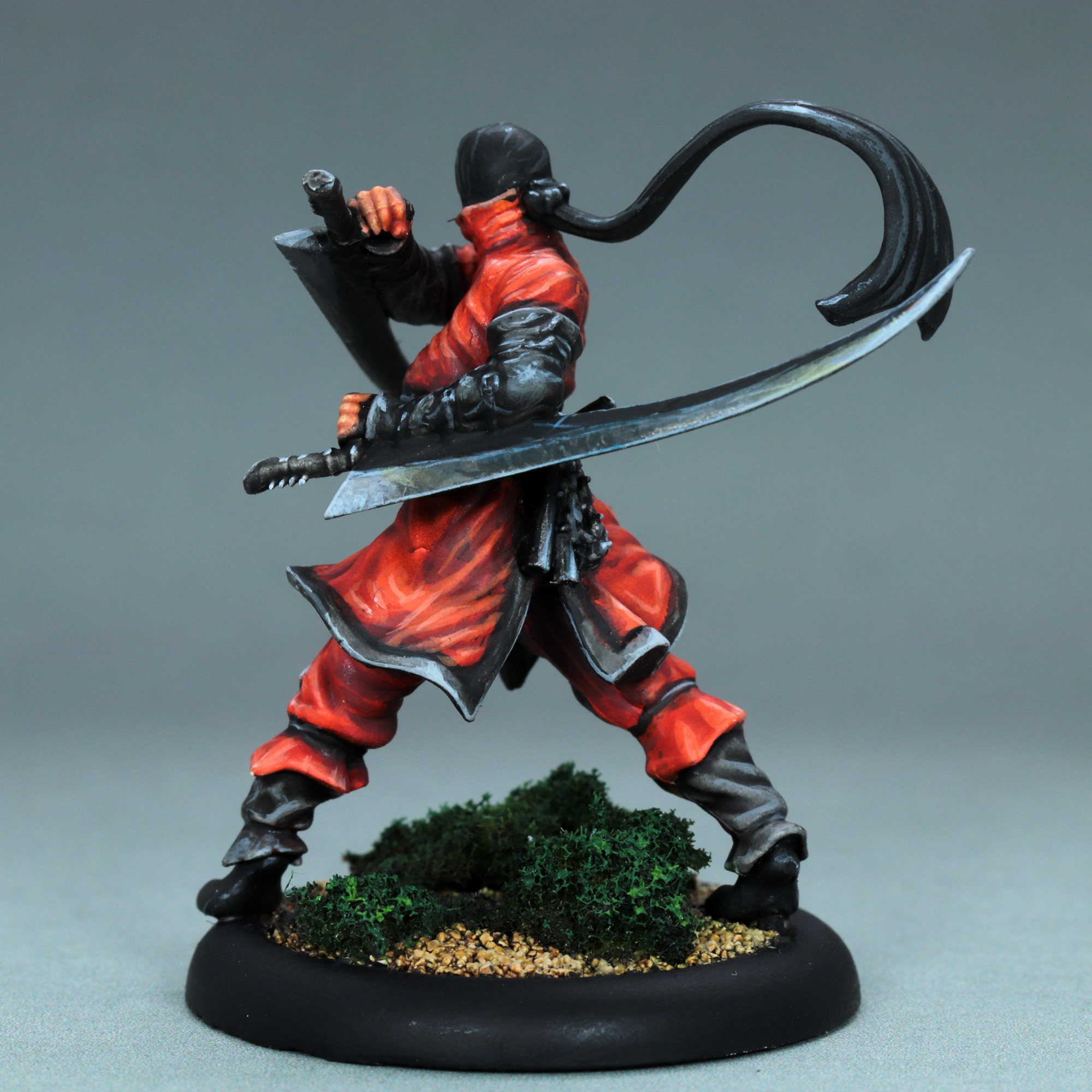 Painted Assassin Miniature, Painted Misaki Crew Malifaux, Painted D&d ...