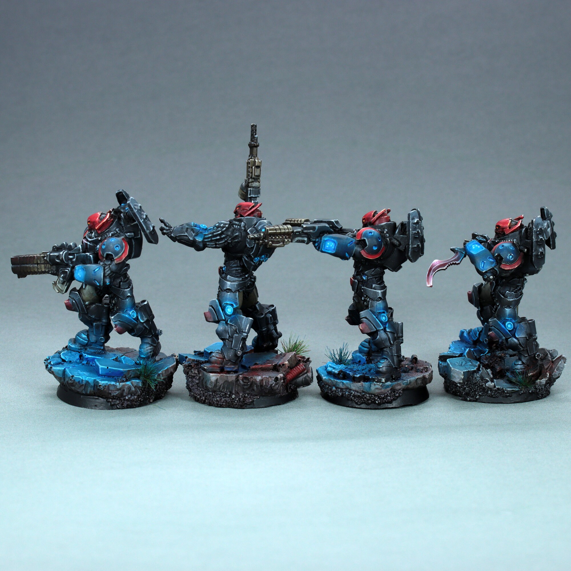 Painted Miniatures Infinity Rodok, Painted Morat Armed Imposition ...