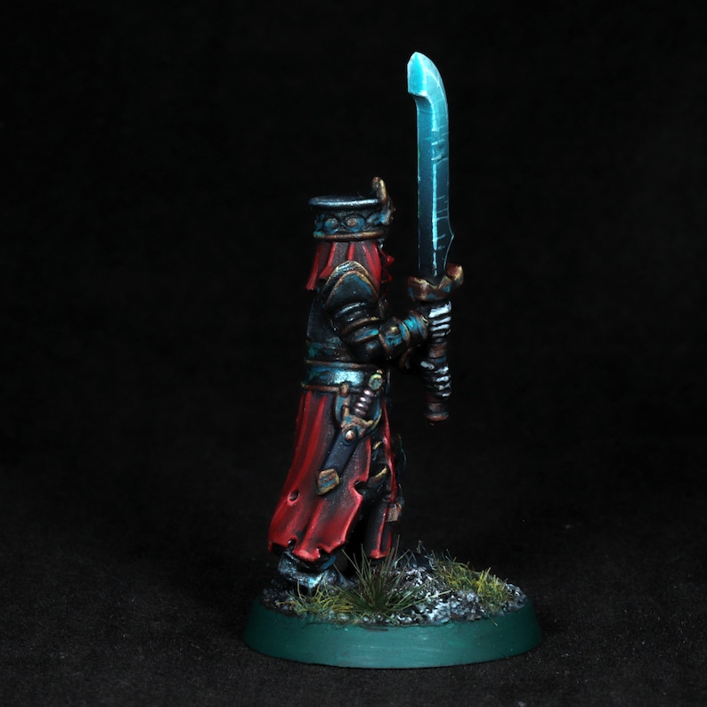 Painted Dnd Skeleton Miniature, Painted Skeleton With Greatsword ...