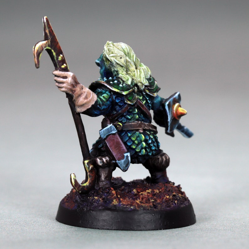 Painted Derro Captain Miniature, Painted Dnd Dwarf Miniature, Painted ...