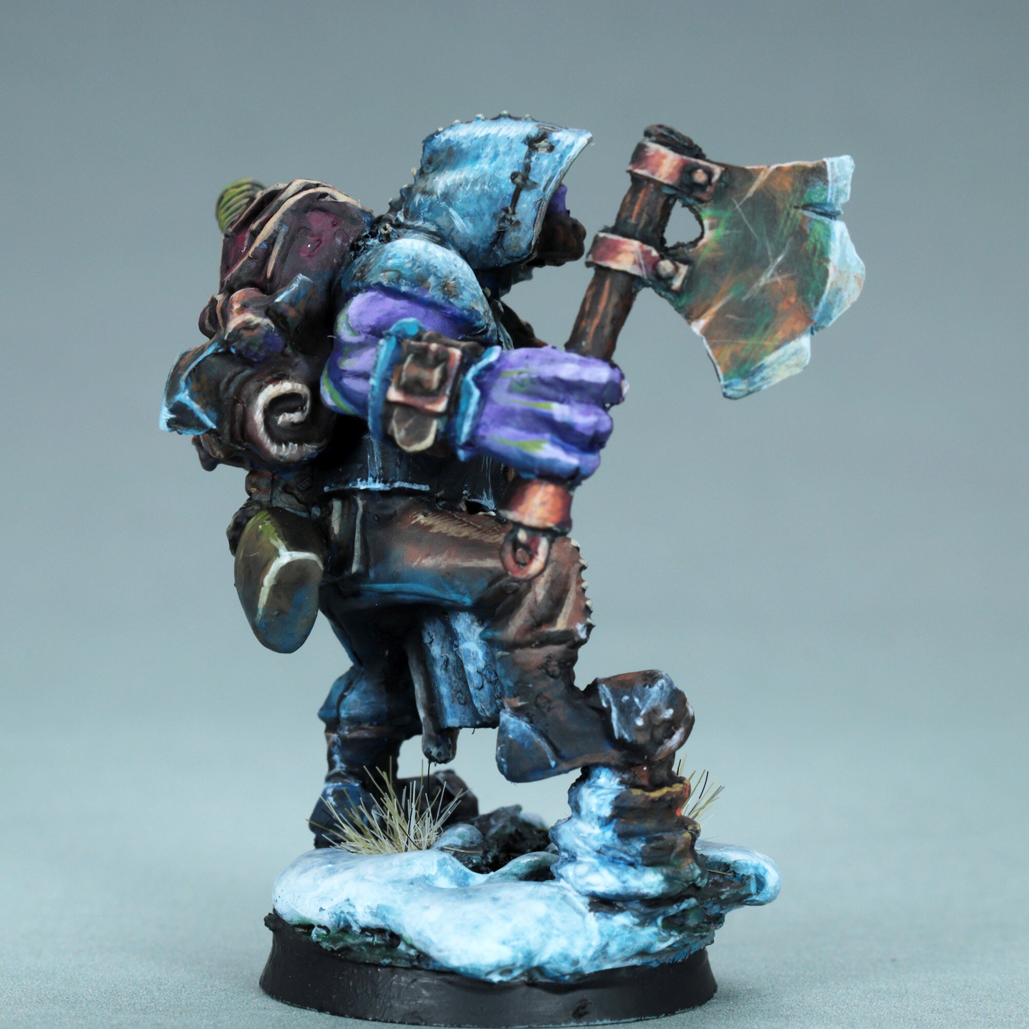 Painted Half-orc Ranger Miniature Painted Dnd Halforc - Etsy