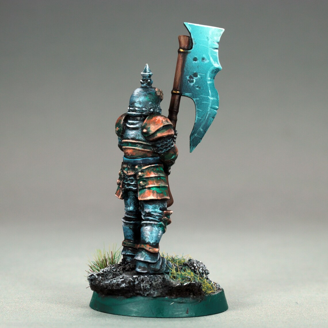 Painted Dnd Skeleton Champion, Paint Skeleton Miniature With Greataxe ...