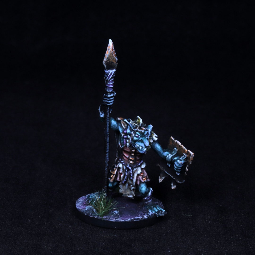 Paint Goblin Warrior Miniature Painted Goblin Boss Pro Paint - Etsy