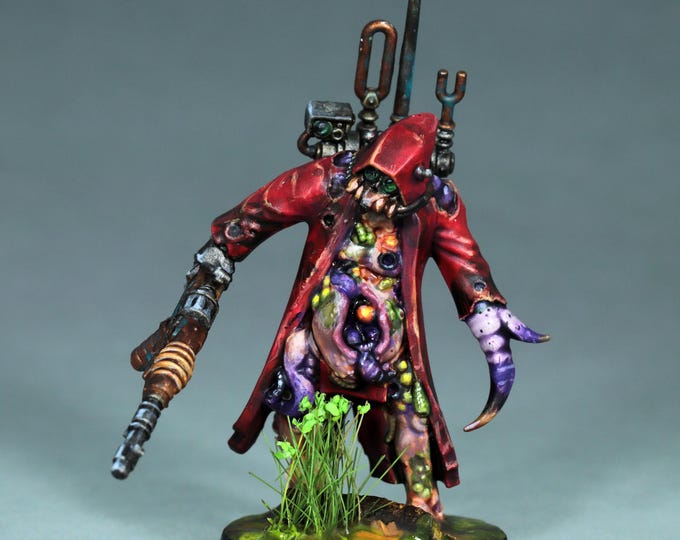 Painted Adeptus Mechanicus Poxwalker Miniature, Painted Skitarii ...