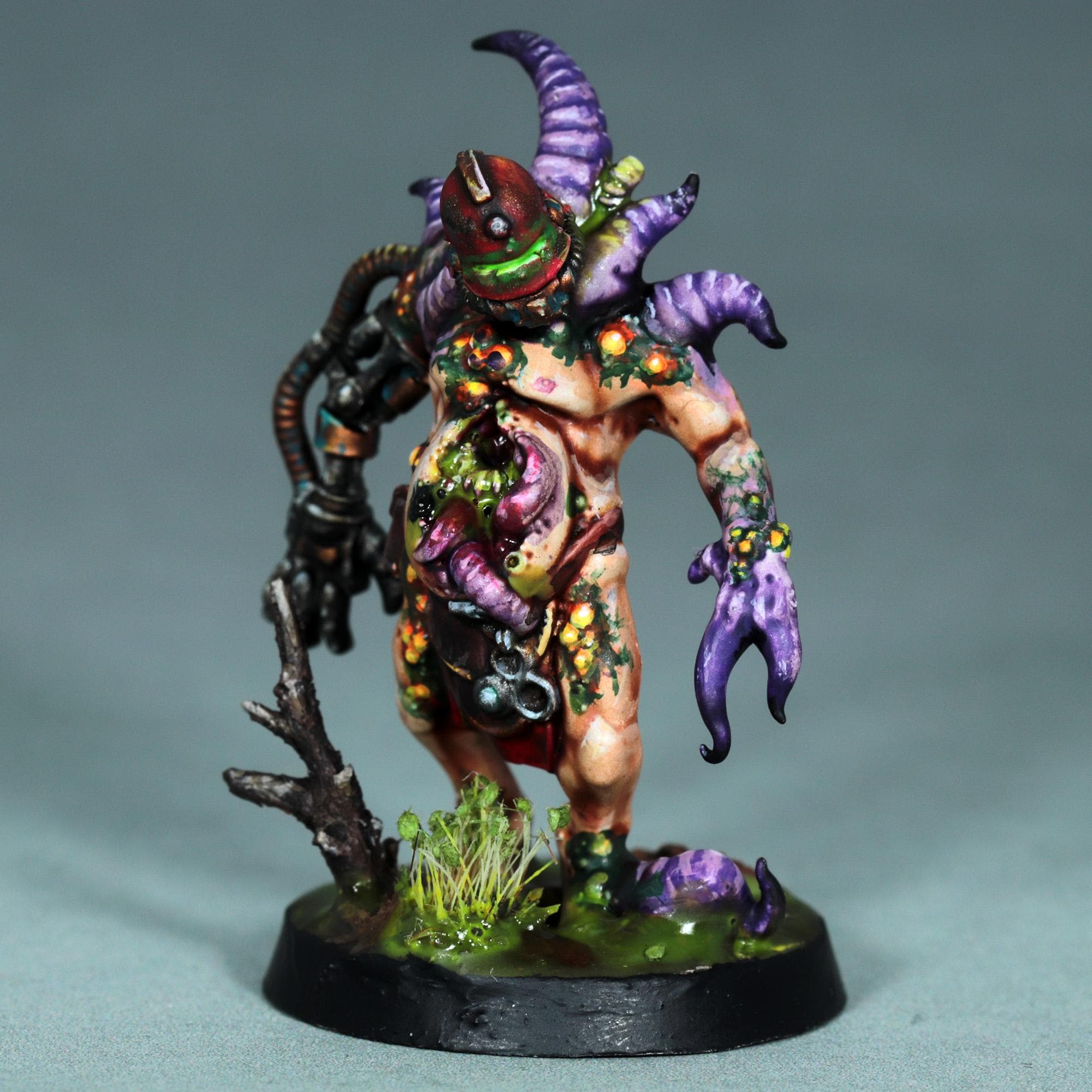 Painted Adeptus Mechanicus Poxwalker Miniature, Painted Skitarii ...