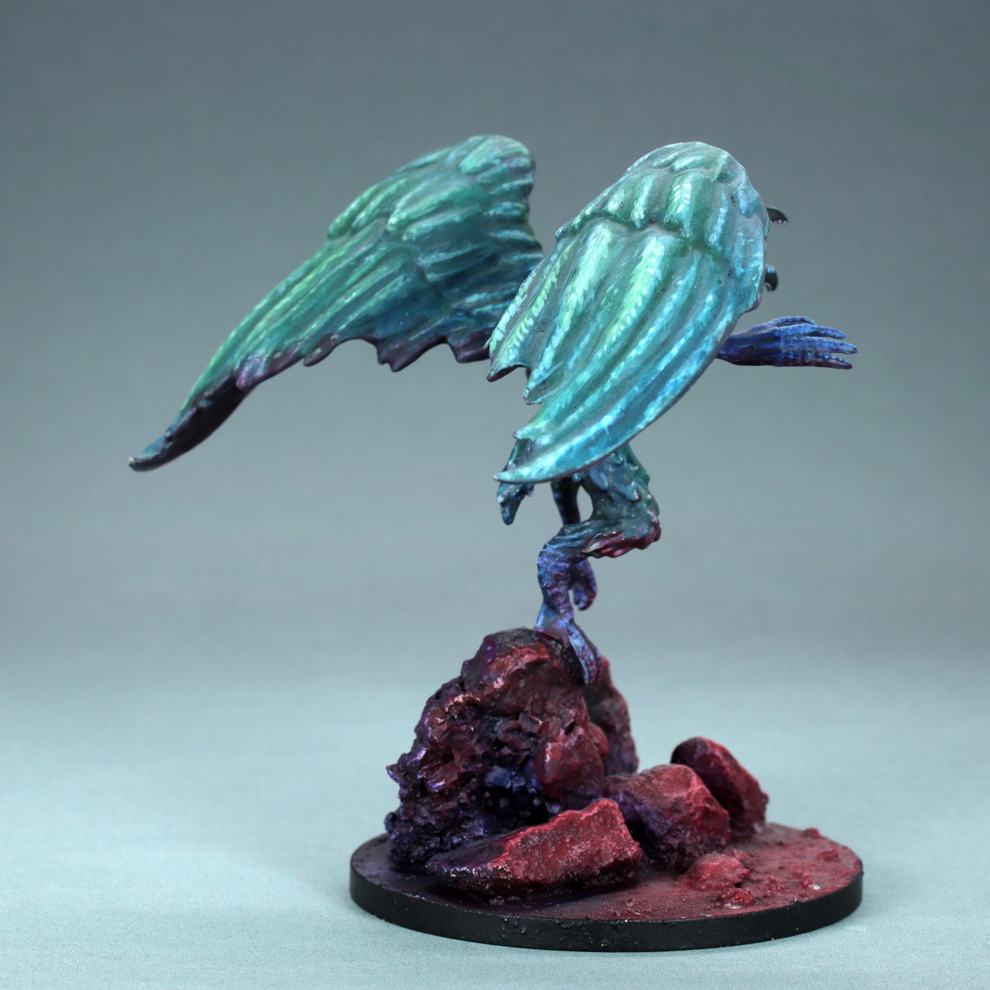 Painted Vrock Miniature, Painted Dnd Devil Miniature, Painted Demon ...