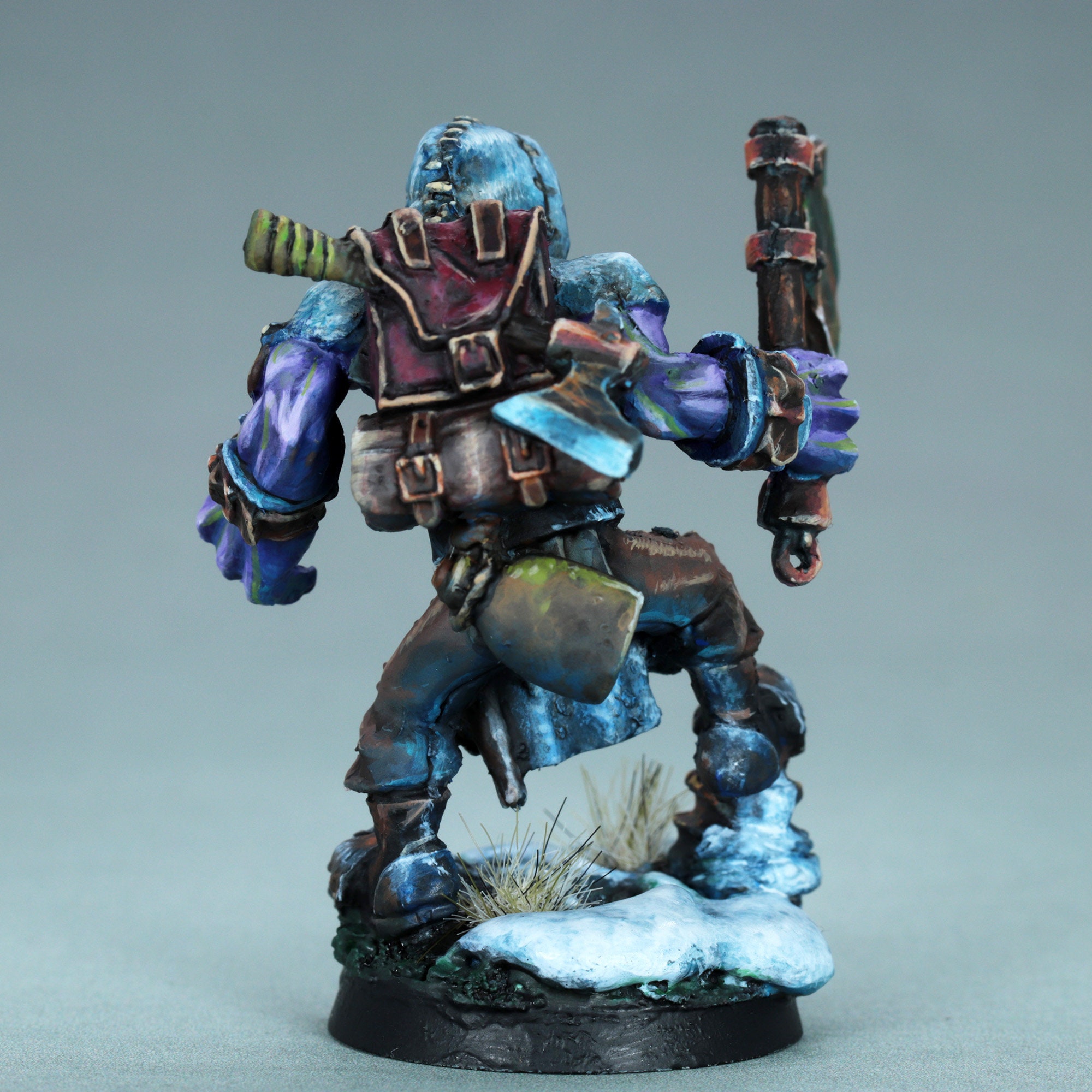 Painted Half-orc Ranger Miniature Painted Dnd Halforc - Etsy
