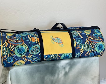 Yoga Mat Bag | Soft Linen | Natural, Eco Friendly, Light, Large ...