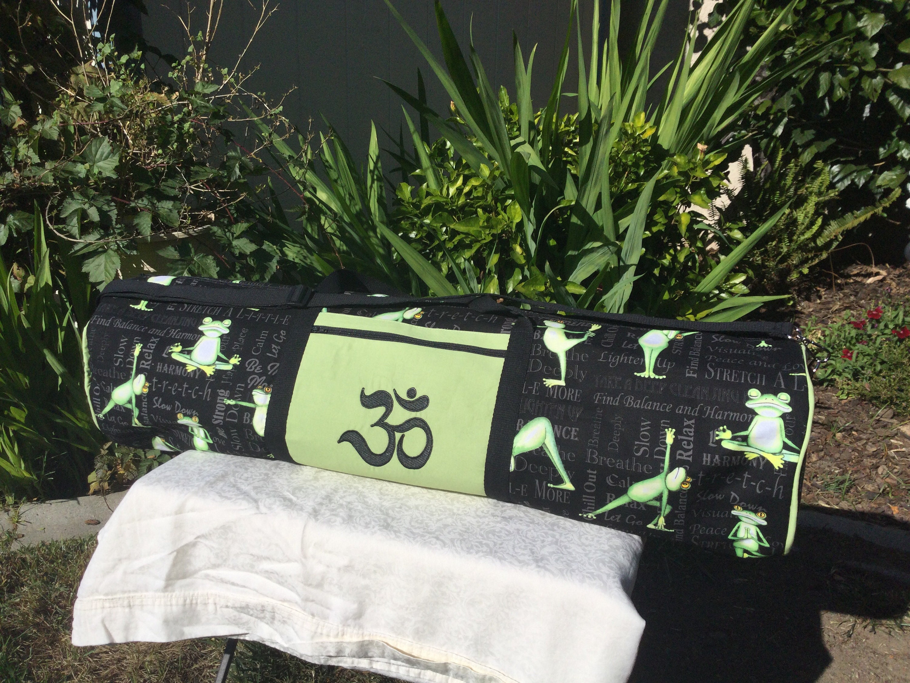 Large Yoga Mat Bag With Handles - Etsy