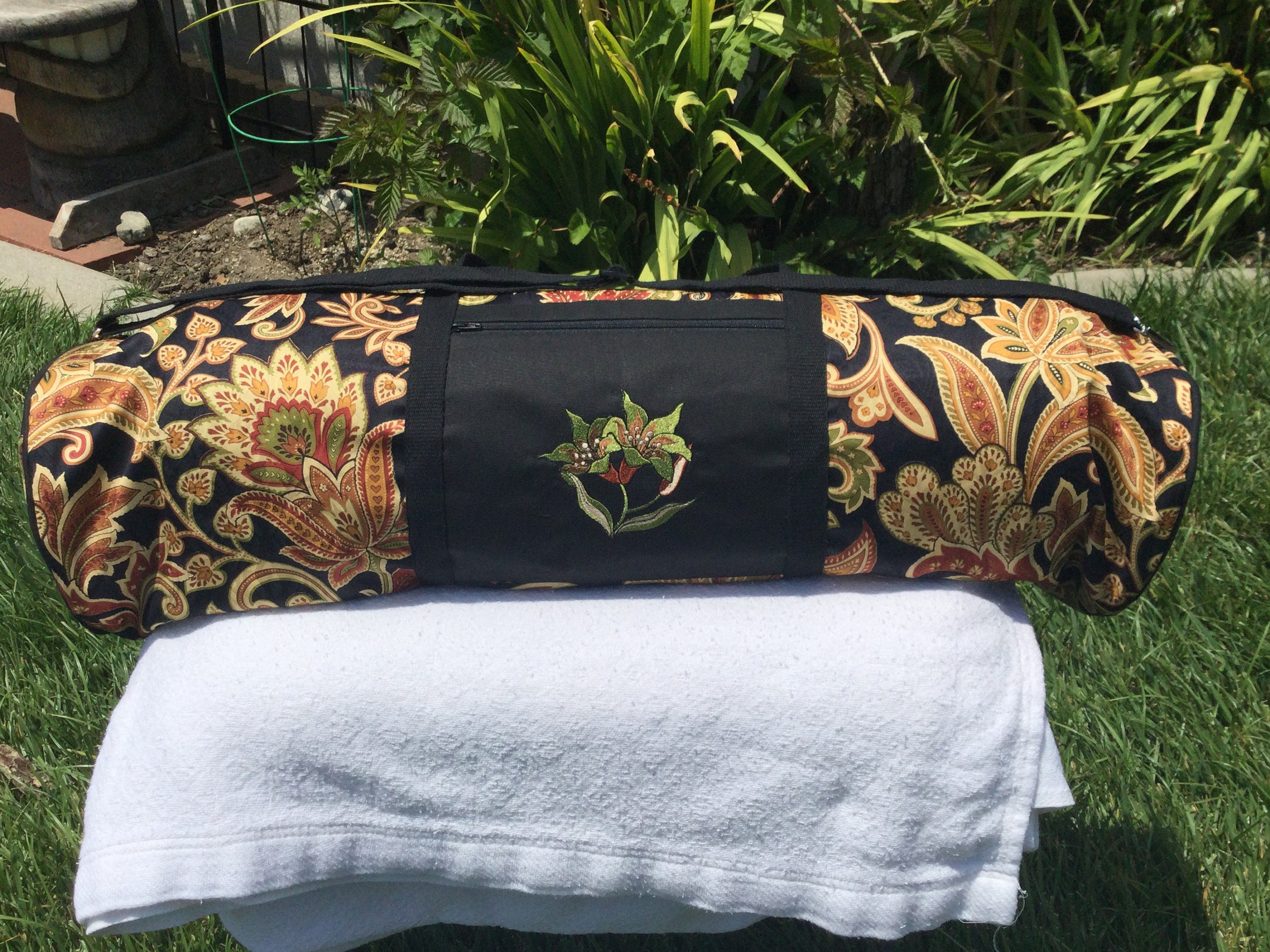 Large Yoga Mat Bag With Handles - Etsy