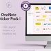 Onenote Digital Stickers, Daily Planner Stickers, Pre-cropped, Calendar ...