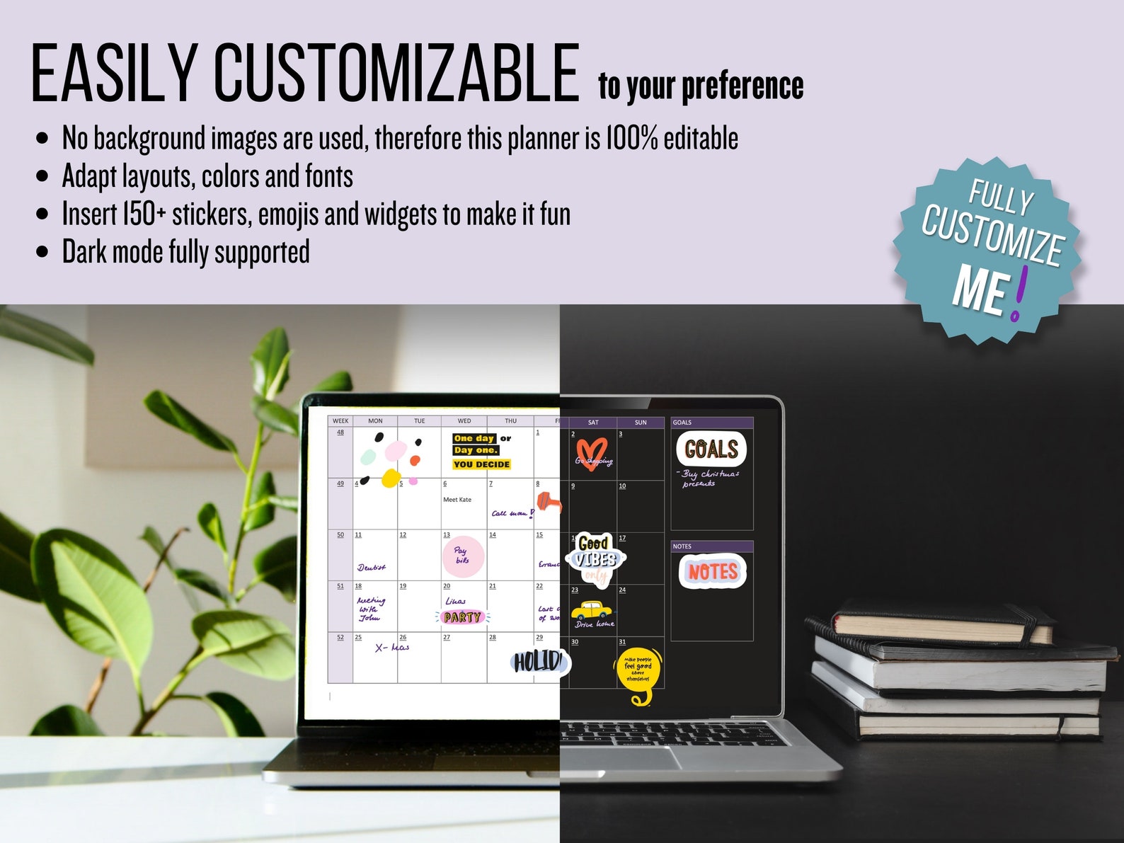 Onenote Planner 2024 Personal One Note Template Customizable Weekly ...