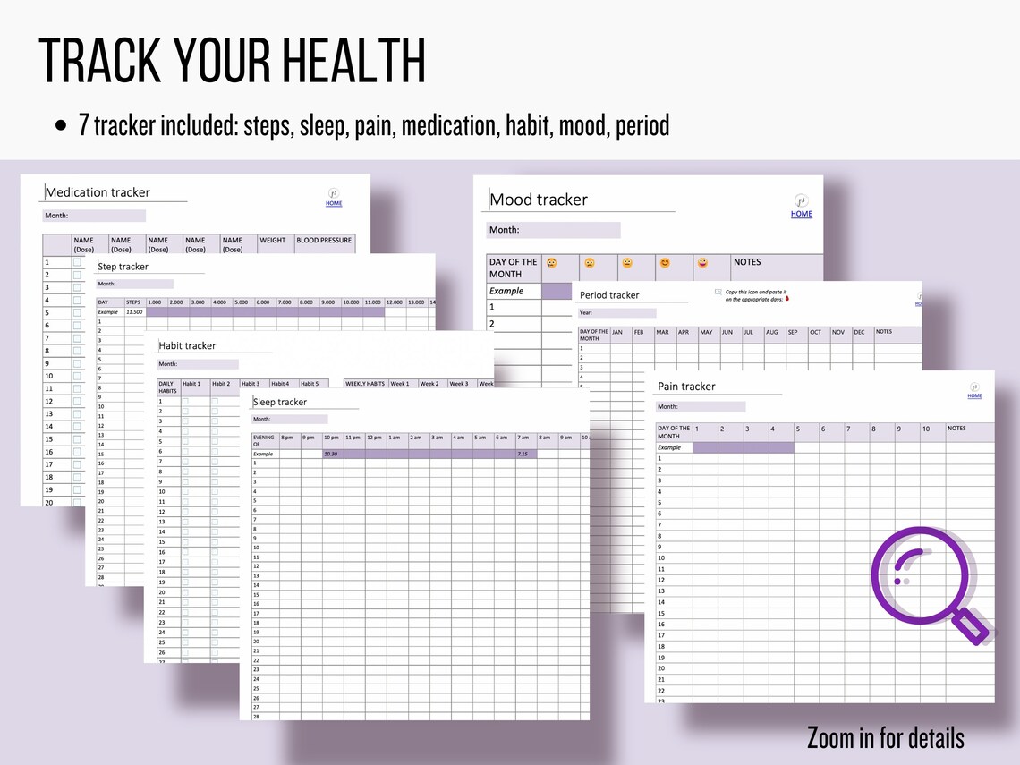 Onenote Health and Fitness Templates: Track, Plan, & Crush Your Health ...