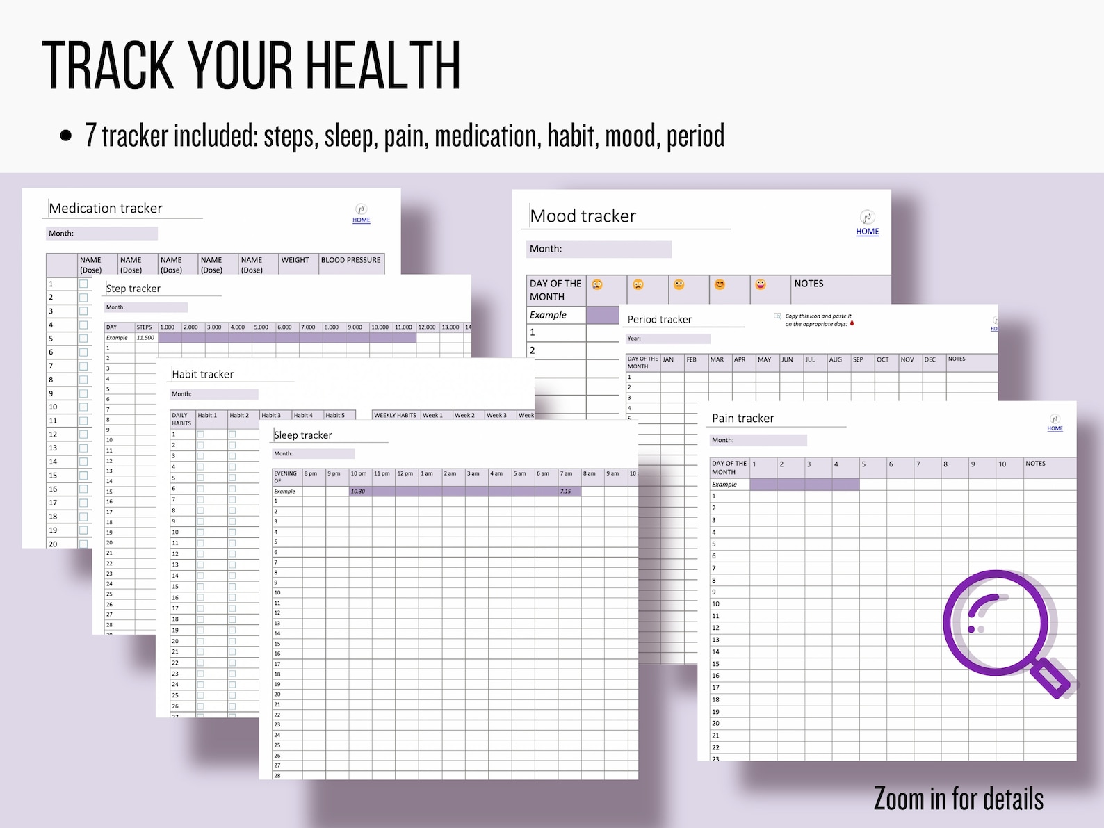 Onenote Health and Fitness Templates: Track, Plan, & Crush Your Health ...