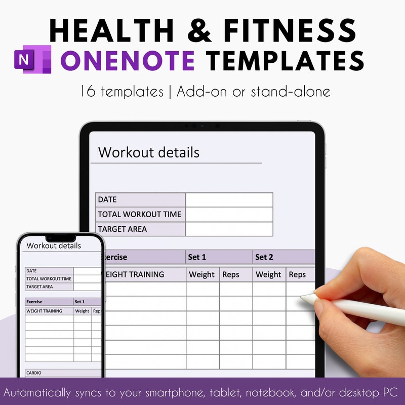 Onenote Templates - Etsy