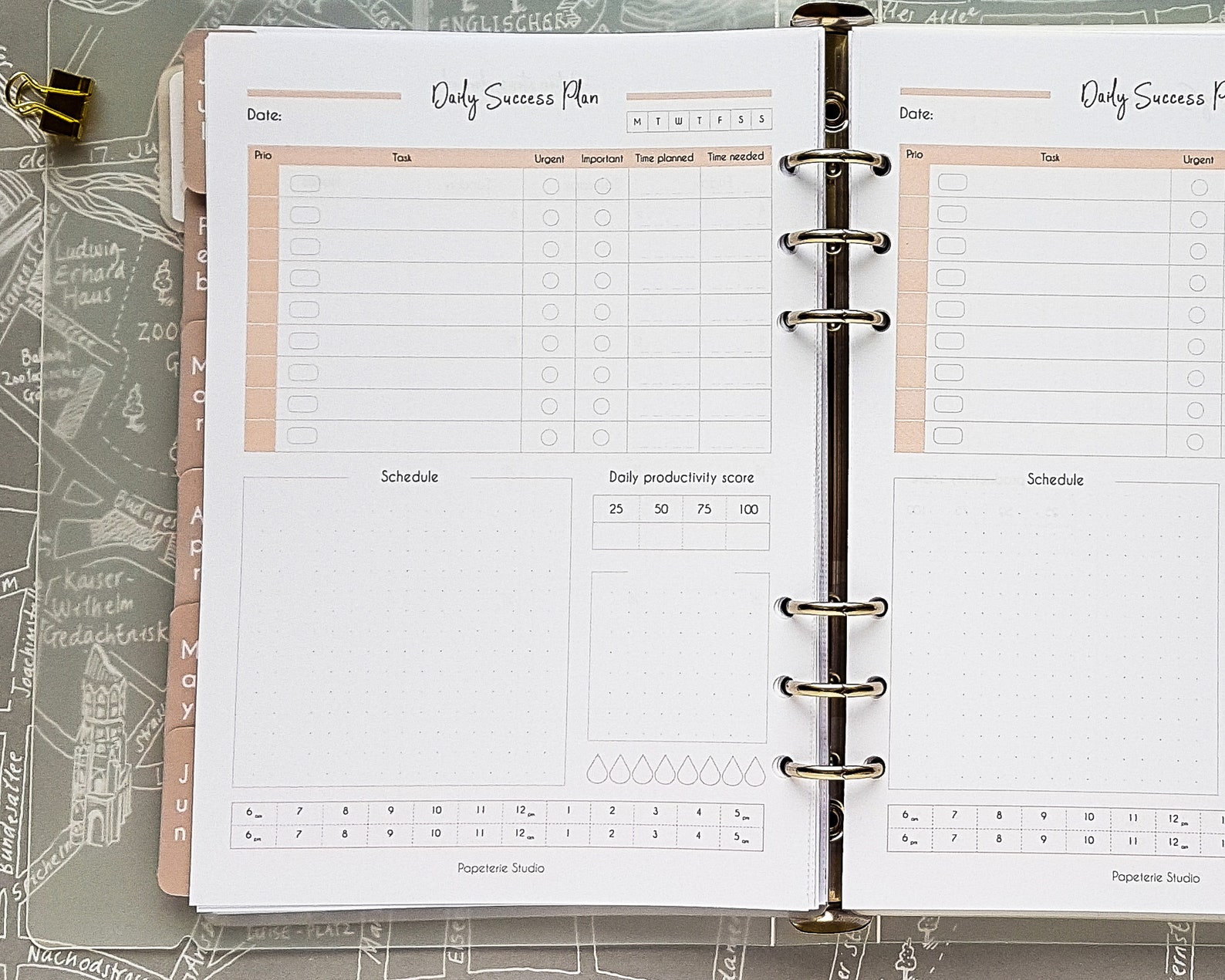 DAILY PLANNER Printable Printable Day Planner Planner Page for Daily ...