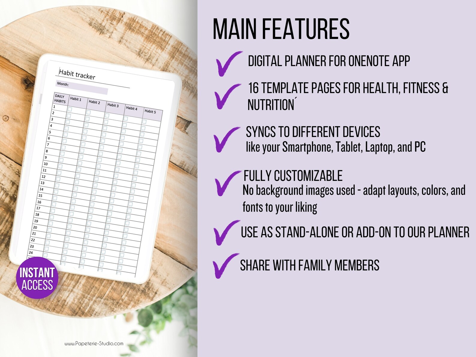Onenote Health and Fitness Templates: Track, Plan, & Crush Your Health ...