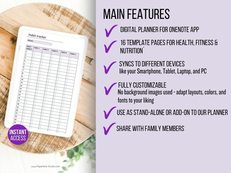 Onenote Health and Fitness Templates: Track, Plan, & Crush Your Health ...