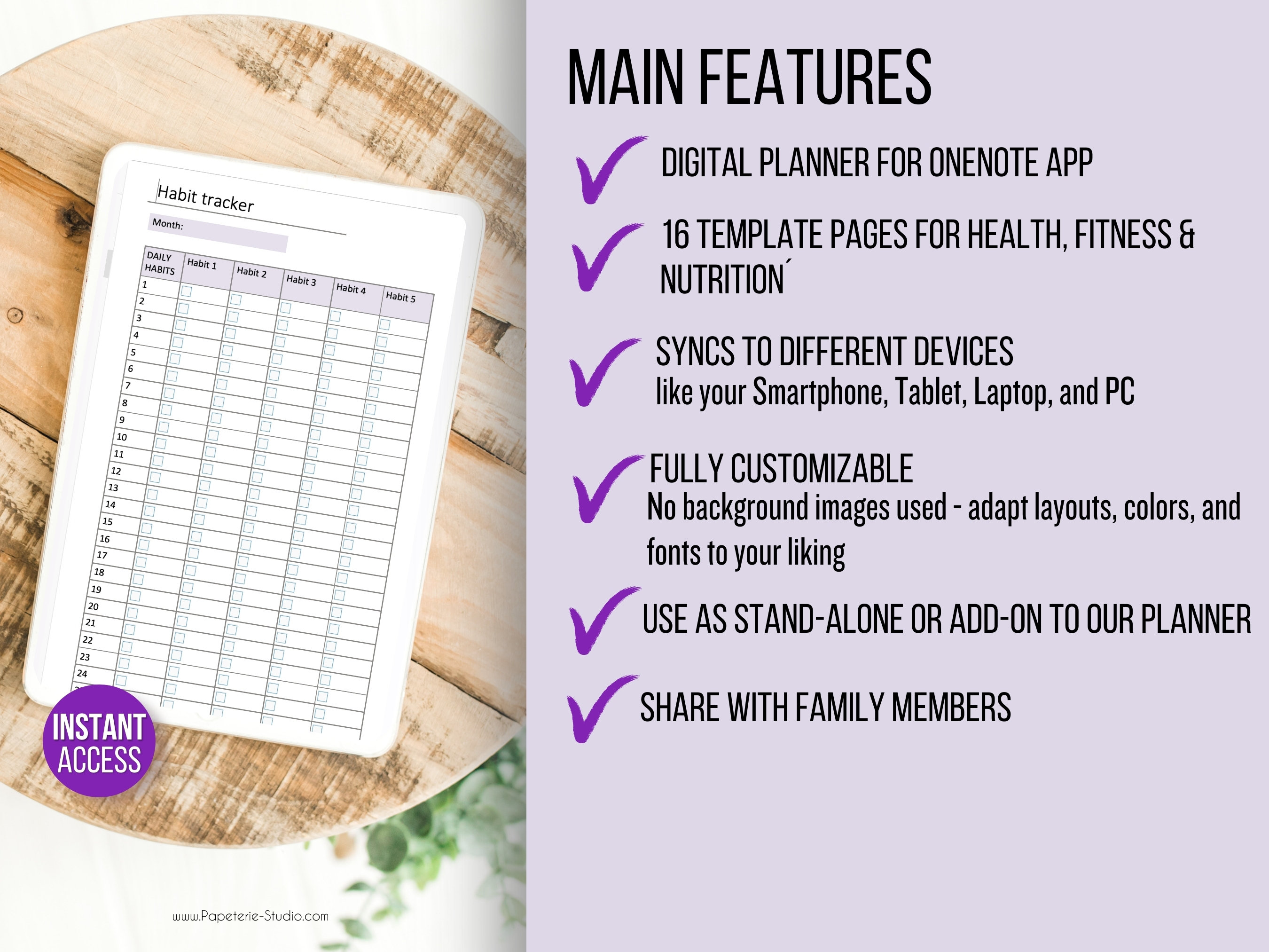 Onenote Health and Fitness Templates: Track, Plan, & Crush Your Health ...
