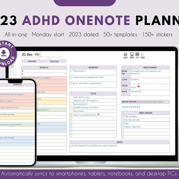 Onenote Template - Etsy