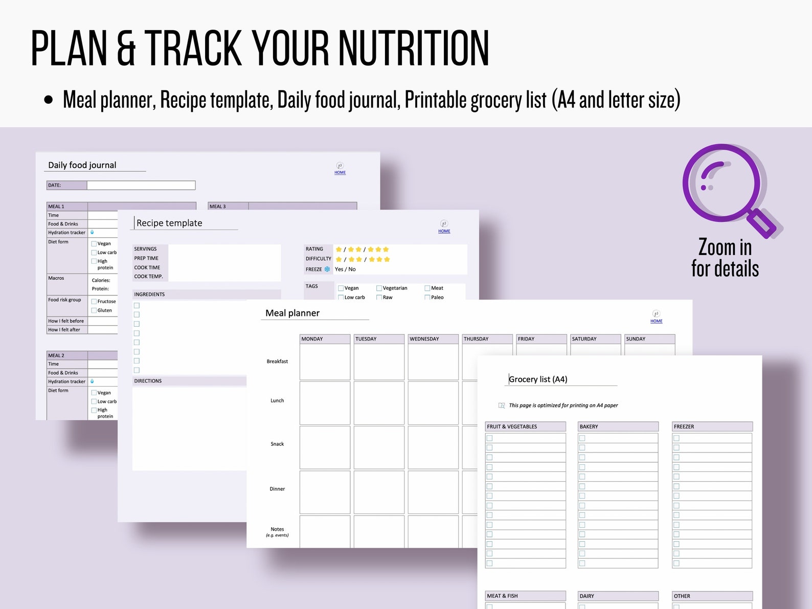 Onenote Health and Fitness Templates: Track, Plan, & Crush Your Health ...