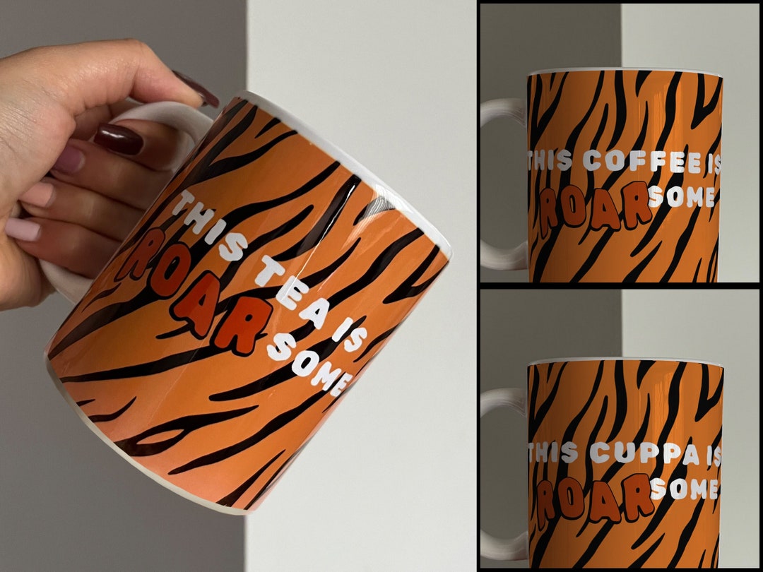 Tiger Stripe Mug - Animal Print - Coffee Cup - Tea - Gifts for Her ...