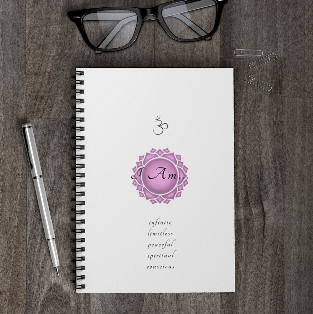 Chakra Notebook With I Am Affirmations - Spiritual Gifts - Spirituality ...