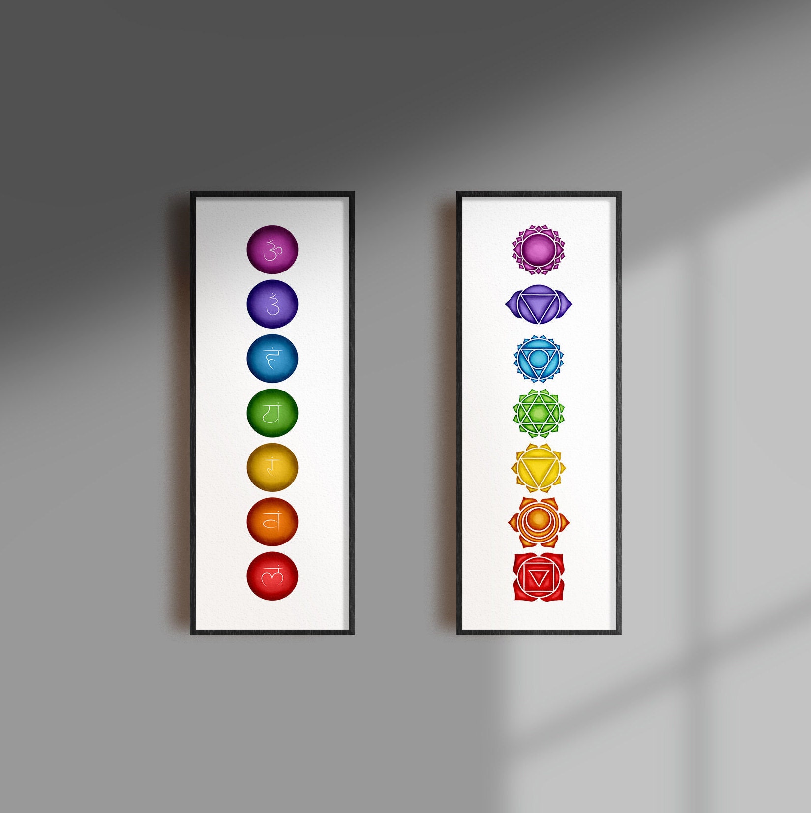 Chakra Posters Meditation Chakra Art Chakra Prints | Etsy