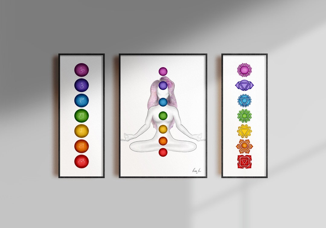 Chakra Posters Meditation Chakra Art Chakra Prints - Etsy